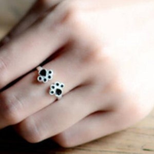 Paw Print Toe Rings - Etsy