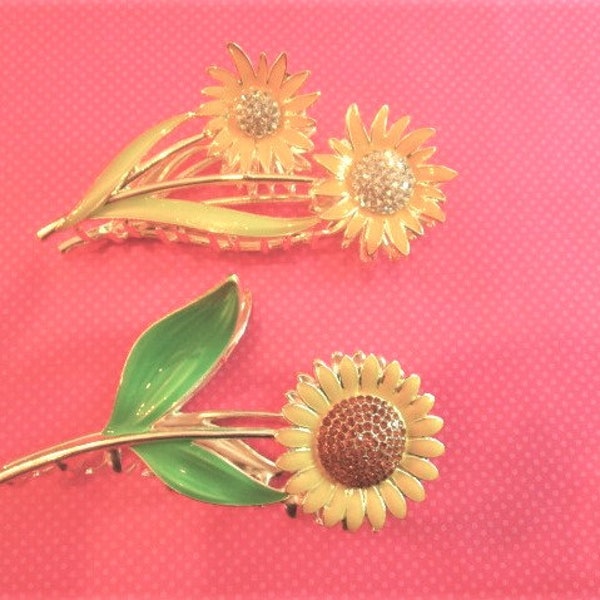 Sunflower Hair Piece - Etsy