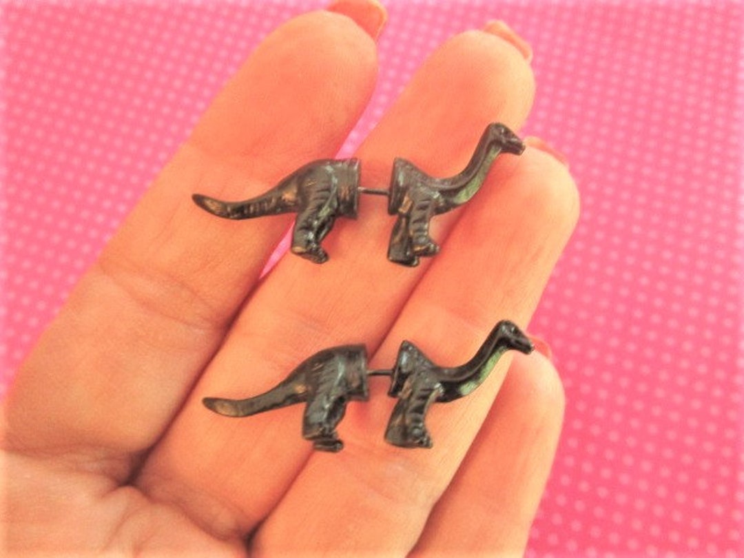 Brontosaurus Dinosaur Fake Plugs - Etsy