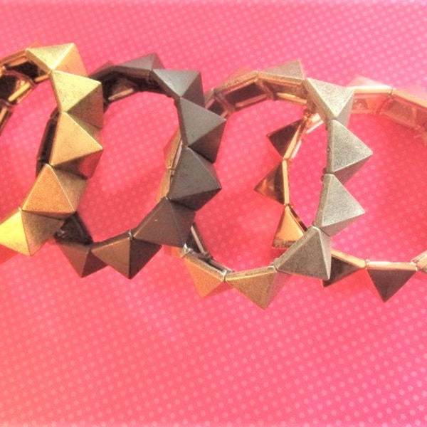 Pyramid Bangle - Etsy