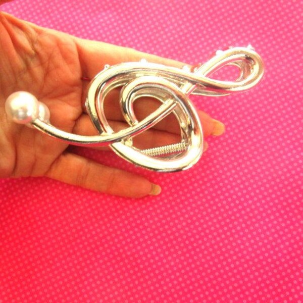 Music Note Hair Clip - Etsy