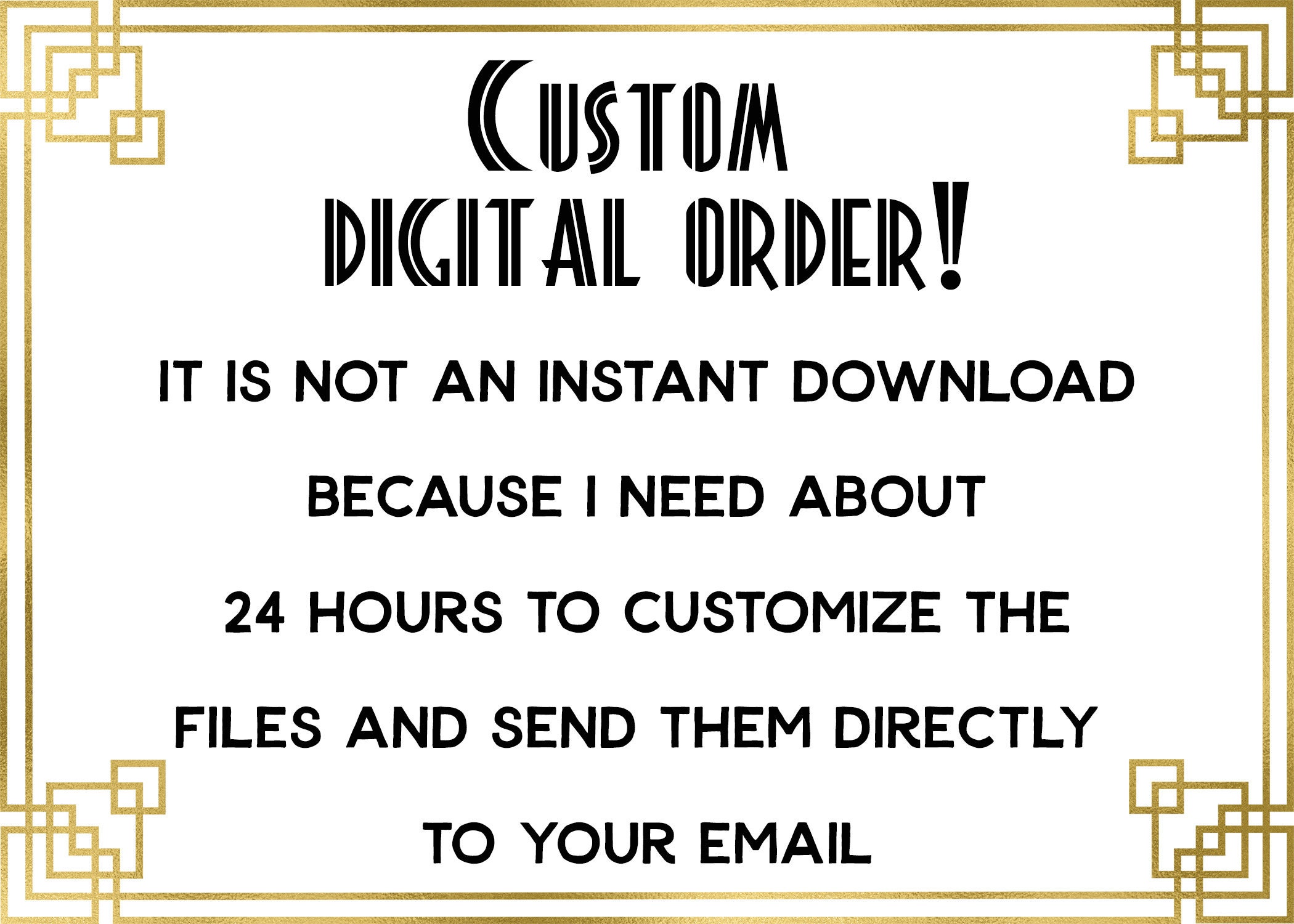 Great Gatsby Custom Sign, Custom Gatsby Decorations, Custom Great ...