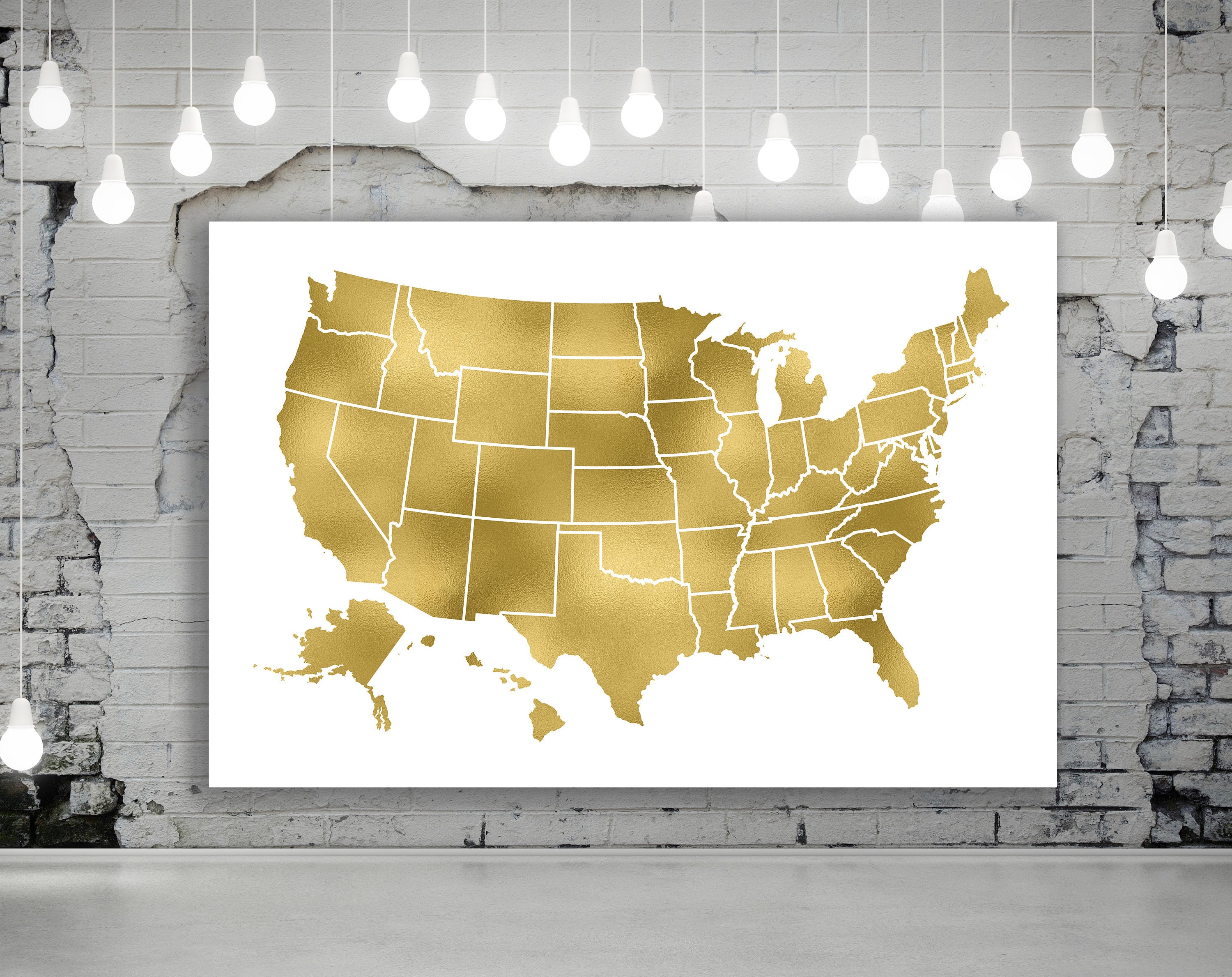 Gold Locations Maps Of United States