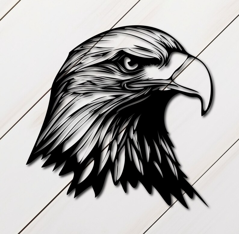 American Bald Eagle Vector Laser Cutting Engraving Vinyl CNC Router ...