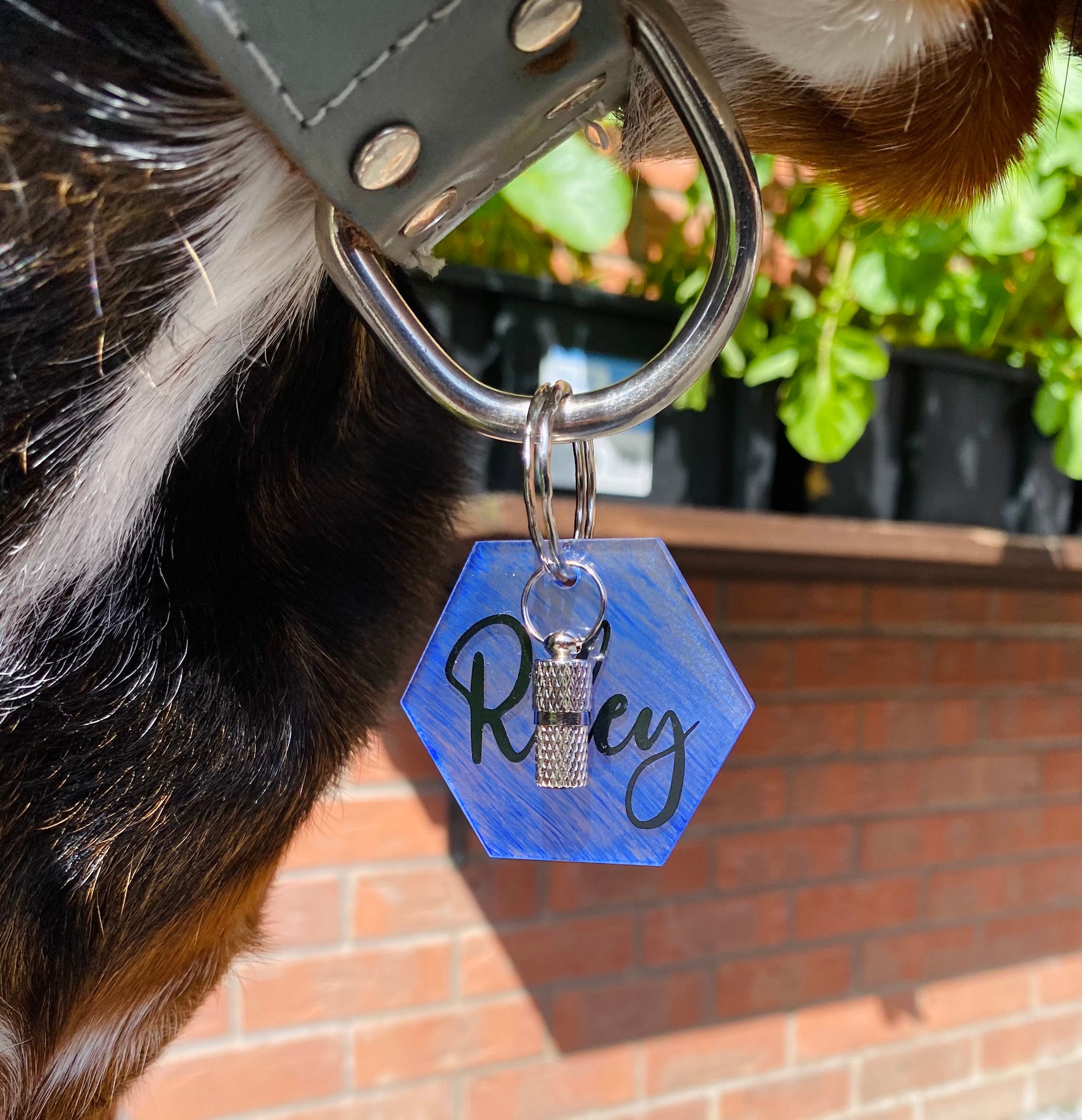Pet ID Tags/pet Name Tag/cat Name Tag/dog Name Tag/pet Keyring - Etsy ...