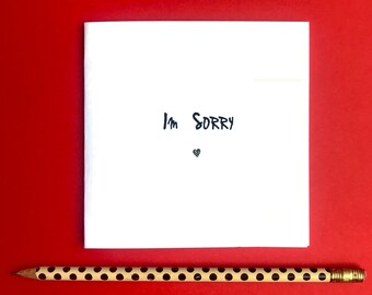 Sorry card | Etsy