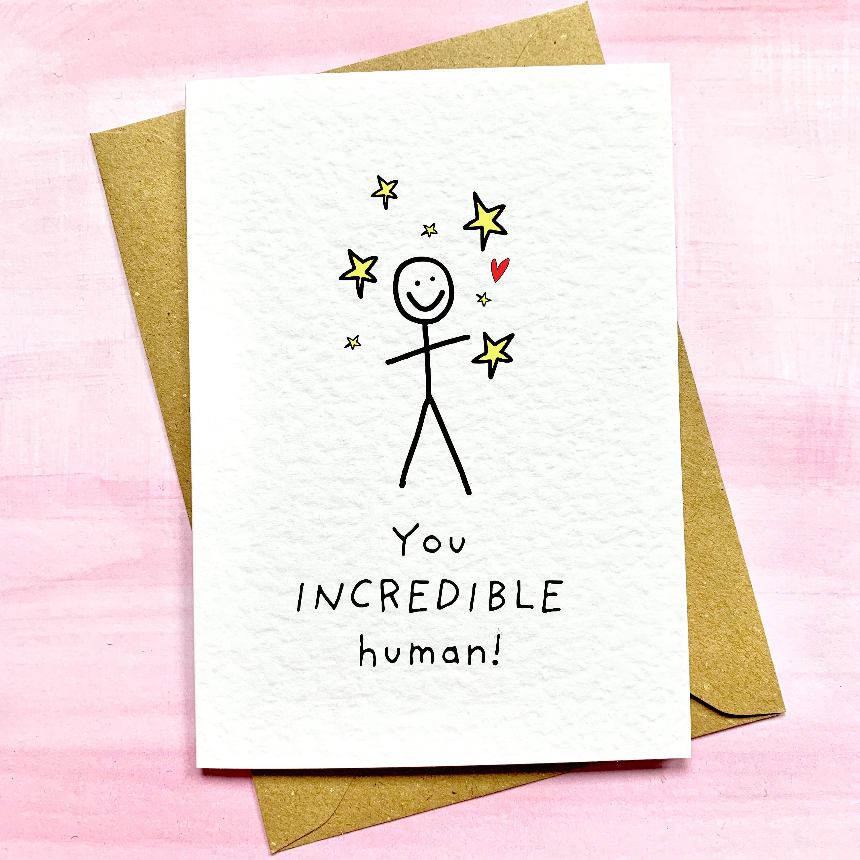 Incredible Human Card Youre Amazing Wonderful Card for Best - Etsy