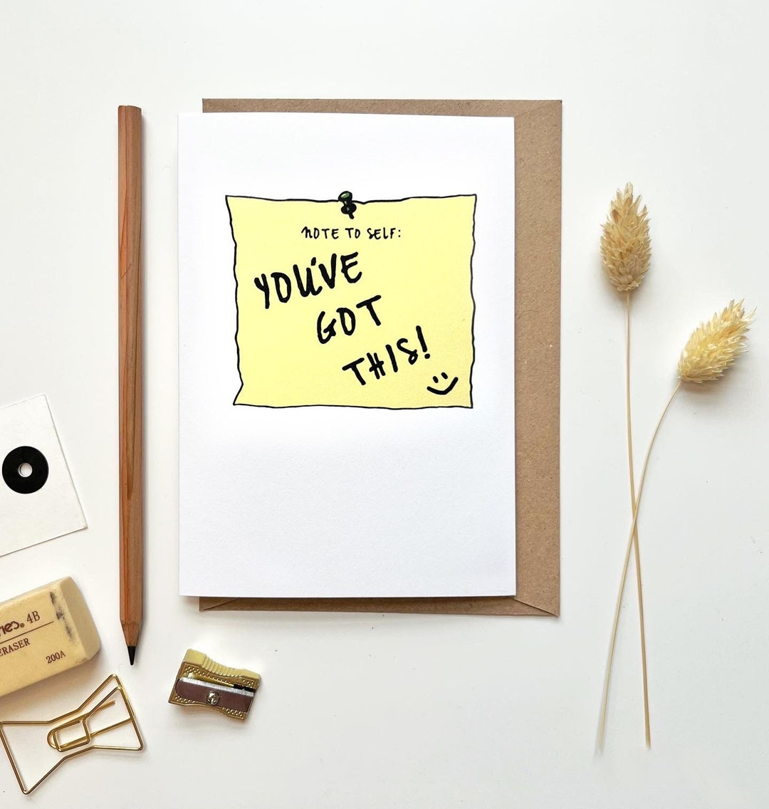 You've Got This Card | Good Luck, Well Done Card | Motivational ...