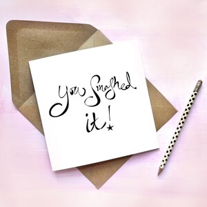 You Smashed It Card | Well Done, Achievement Card | Congratulations ...