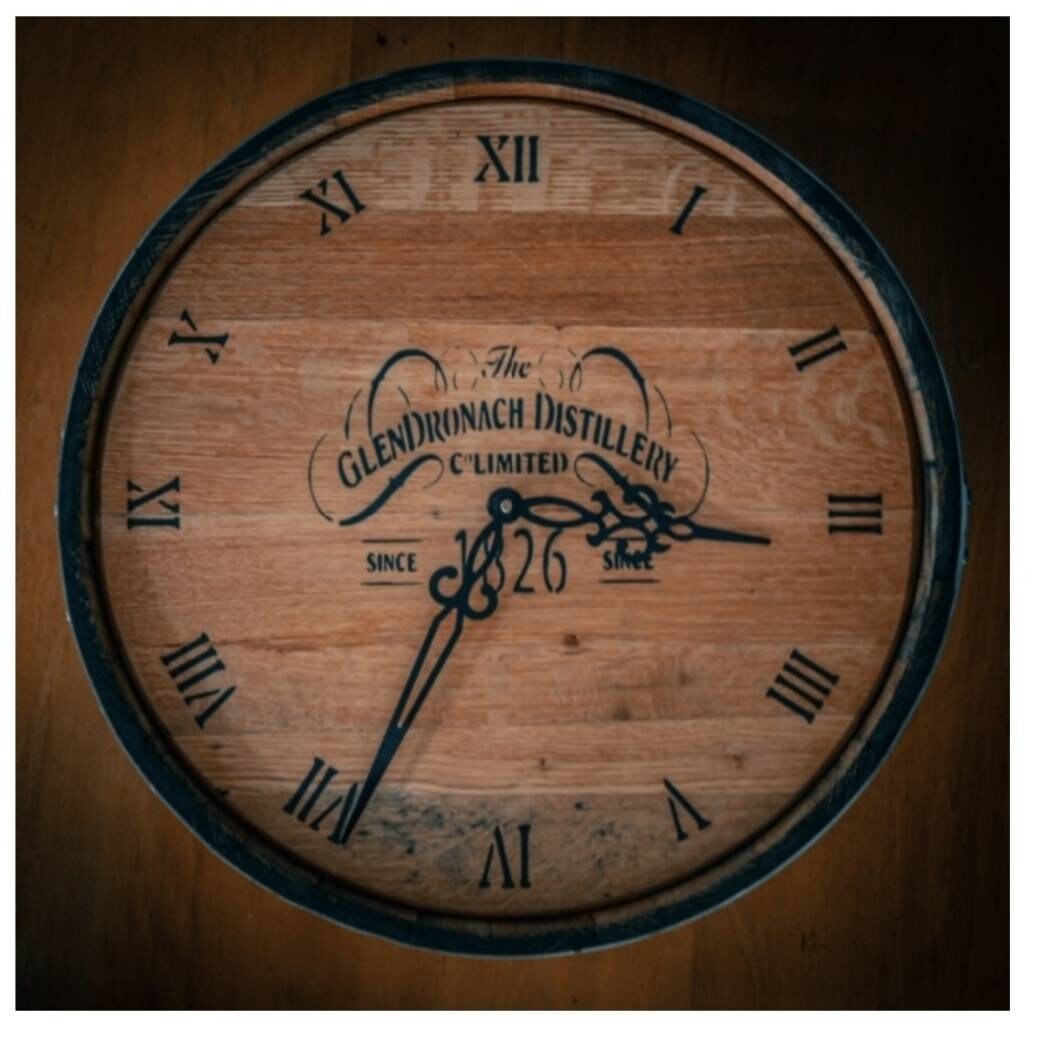 Whiskey Barrel Clock Solid Oak Clock Barrel Clock - Etsy UK