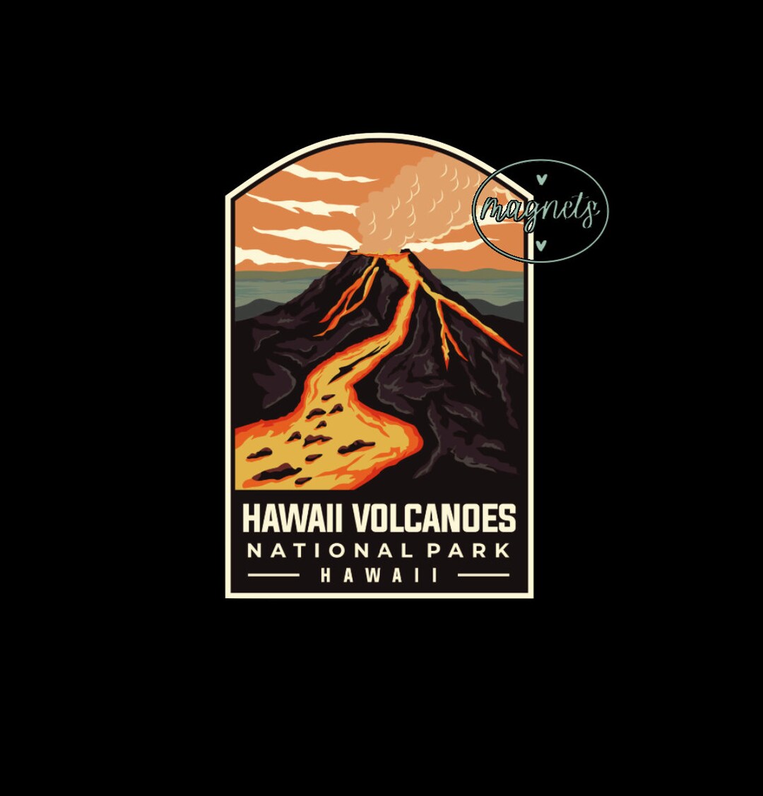 Magnet | Hawaii Volcanoes National Park | Fridge Magnet | Kitchen ...