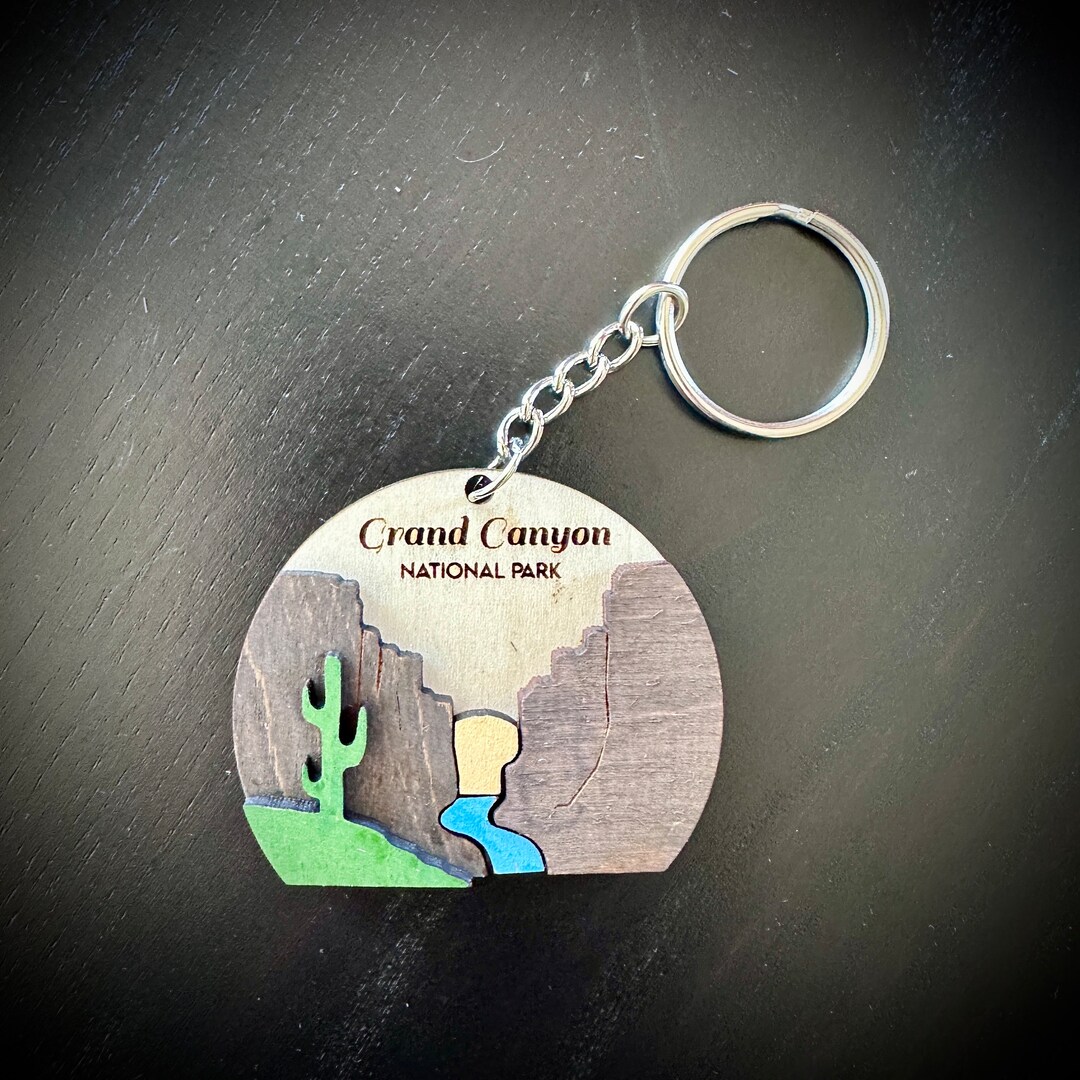 Keychain | Grand Canyon National Park, Gift for Hikers / Family ...