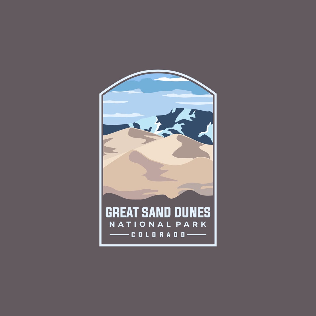 Sticker | GREAT SAND DUNES, Great Sand Dunes National Park Decal ...
