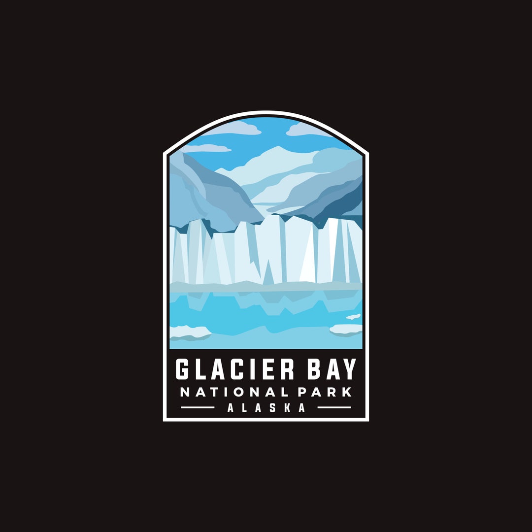 Sticker | GLACIER BAY, Glacier Bay National Park Decal, Stickers for ...