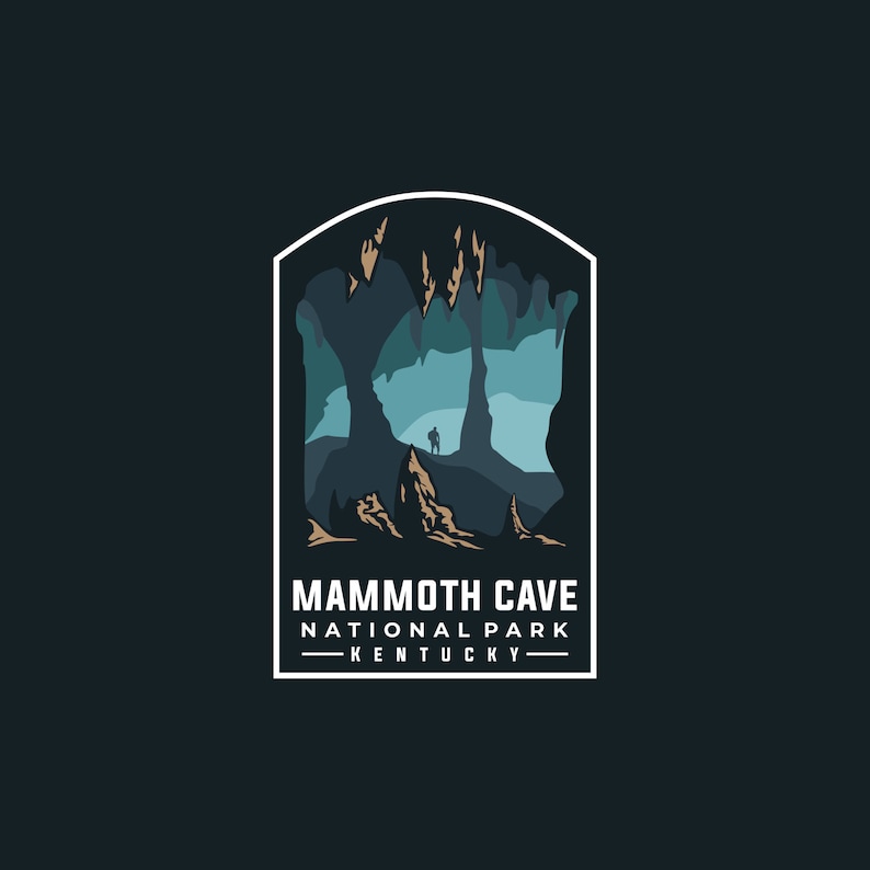 Sticker MAMMOTH CAVE, Mammoth Cave National Park Decal, Stickers for ...