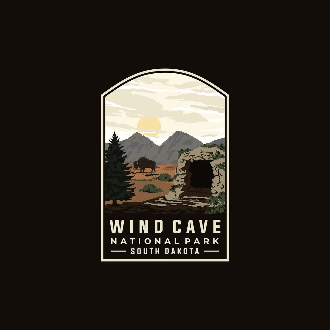 Sticker | WIND CAVE National Park, Wind Cave Decal, Stickers for Water ...