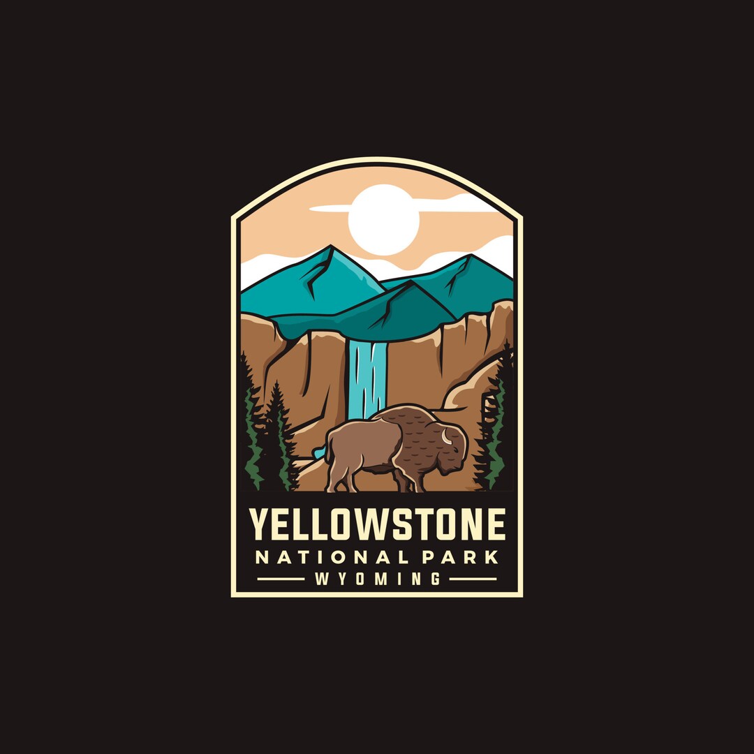 Sticker | YELLOWSTONE NATIONAL PARK, Yellowstone National Park Decal ...