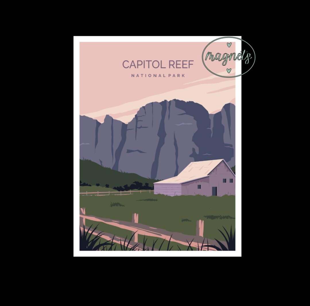 Magnet | CAPITOL REEF National Park | Fridge Magnet | Kitchen Magnet ...