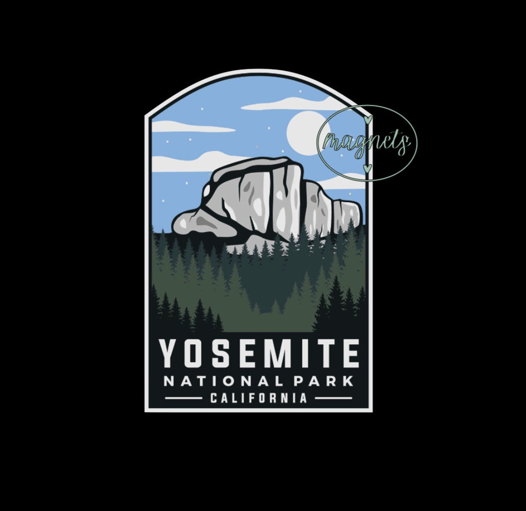 Magnet | YOSEMITE NATIONAL PARK | Fridge Magnet | Kitchen Magnet ...