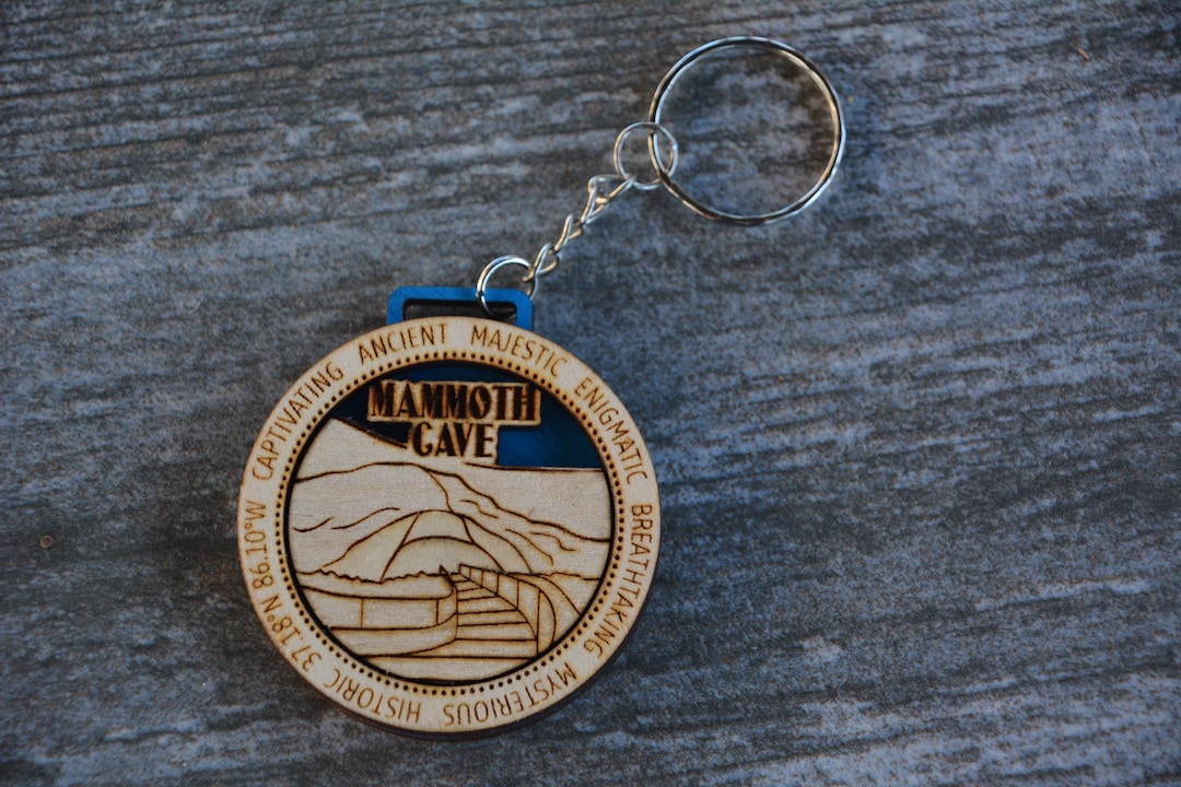 Keychain | MAMMOTH CAVE National Park, Gift for Hikers / Family ...