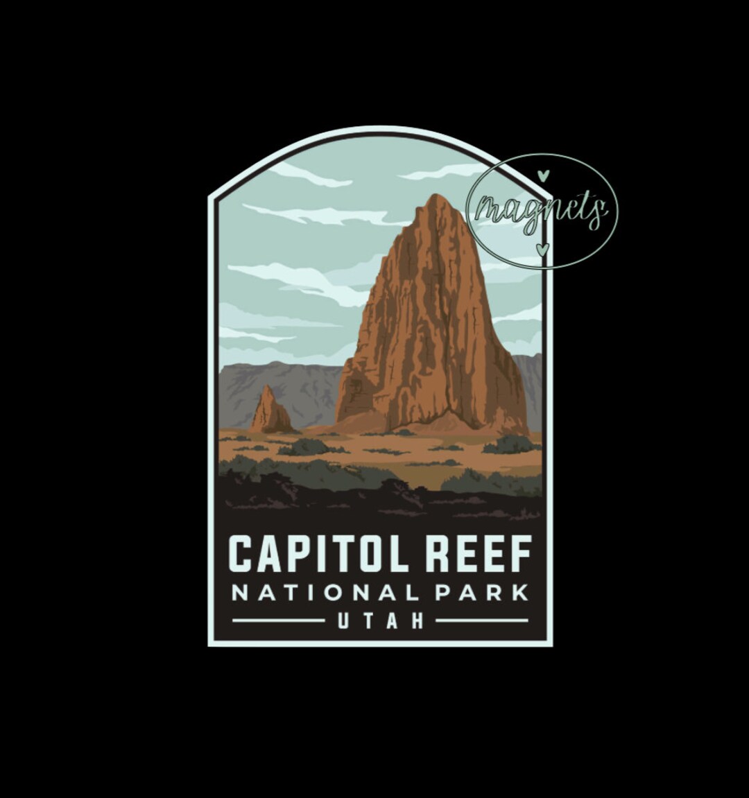 Magnet | CAPITOL REEF NATIONAL Park | Fridge Magnet | Kitchen Magnet ...