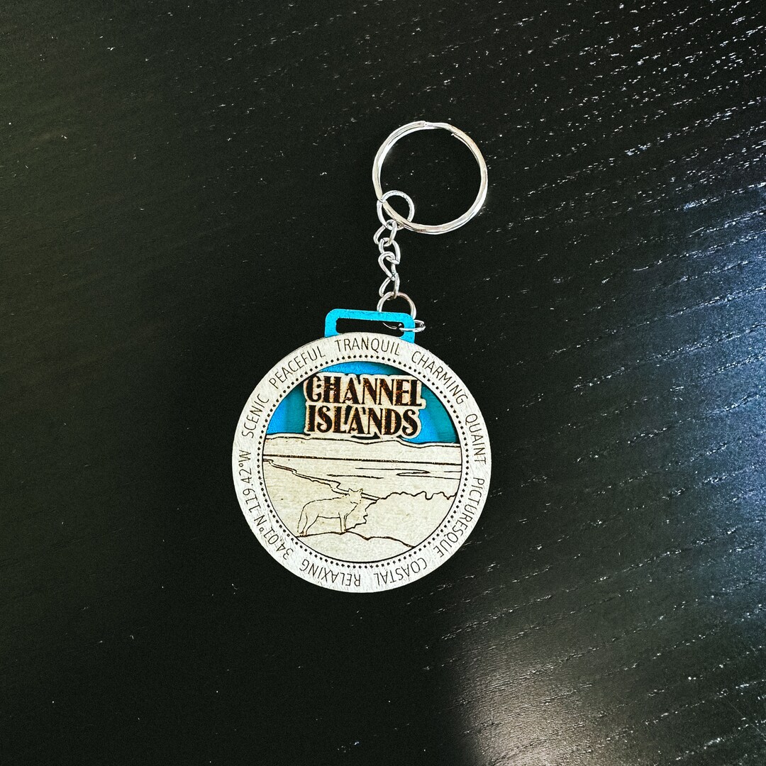 Keychain Channel Islands NATIONAL PARK, Gift for Hikers / Family ...