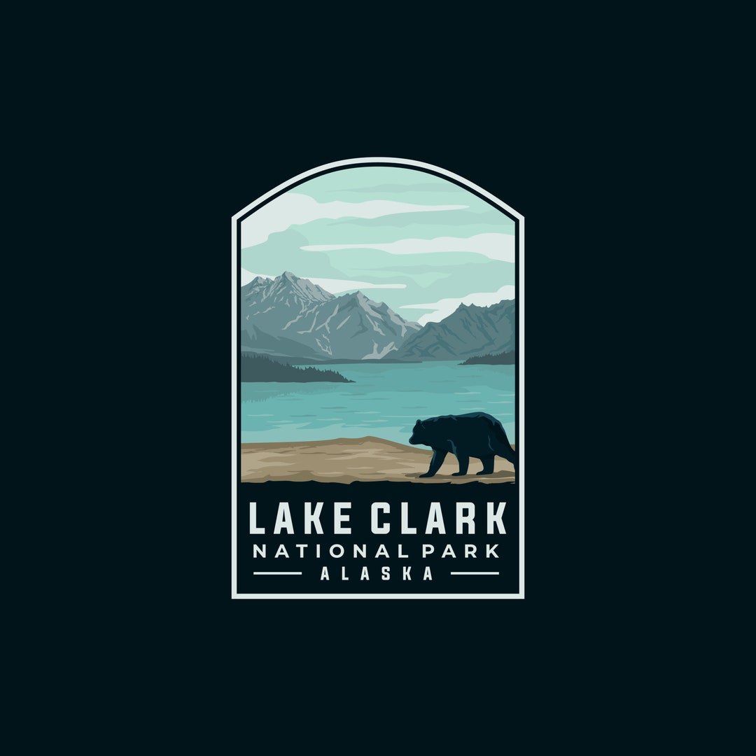 Sticker | LAKE CLARK, Lake Clark National Park and Preserve Decal ...
