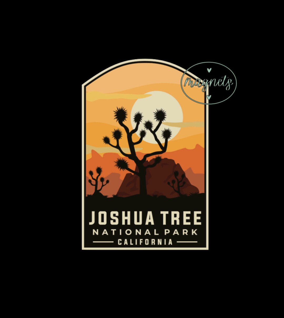 Magnet | Joshua Tree National Park | Fridge Magnet | Kitchen Magnet ...