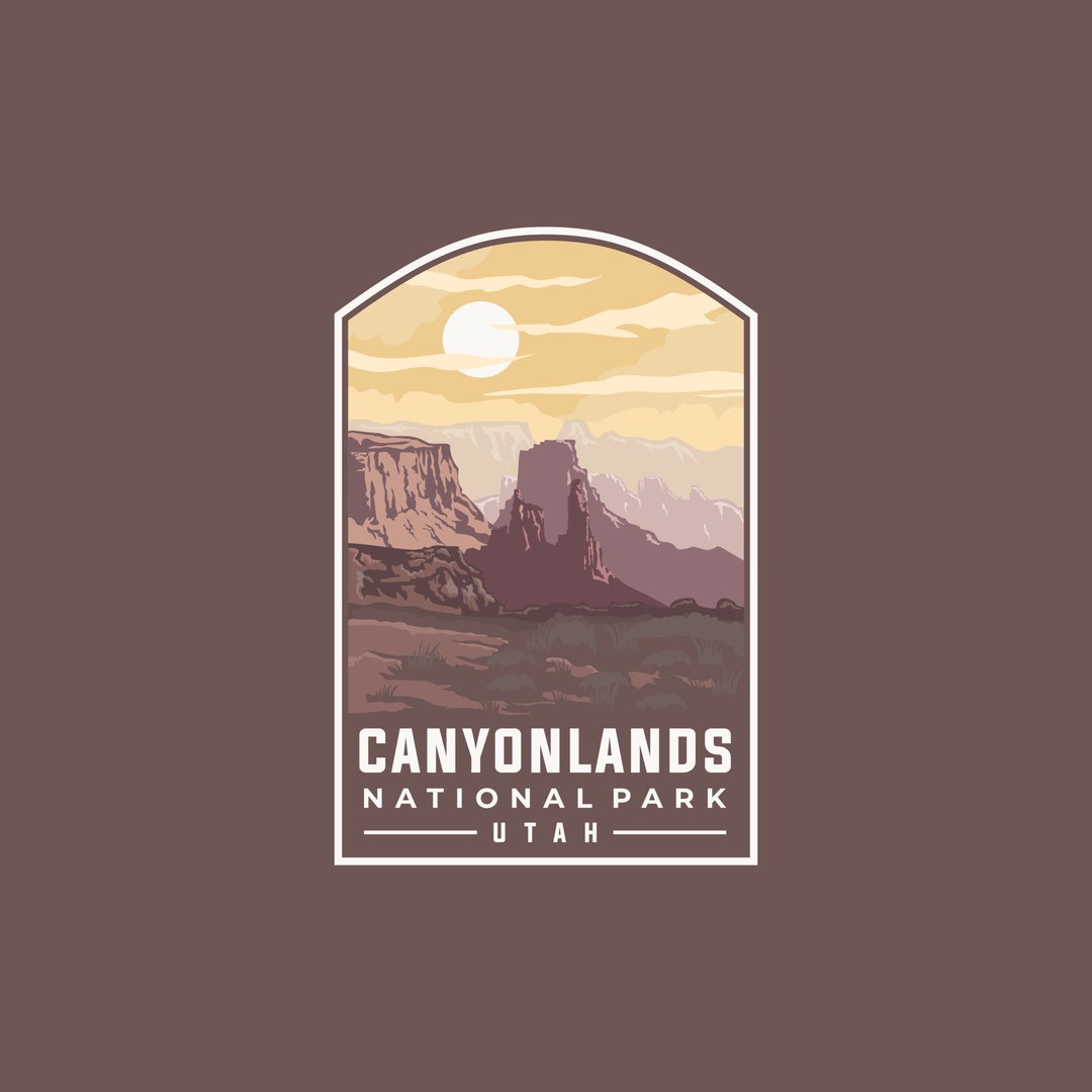 Sticker | CANYONLANDS NATIONAL PARK, Canyonlands National Park Decal ...