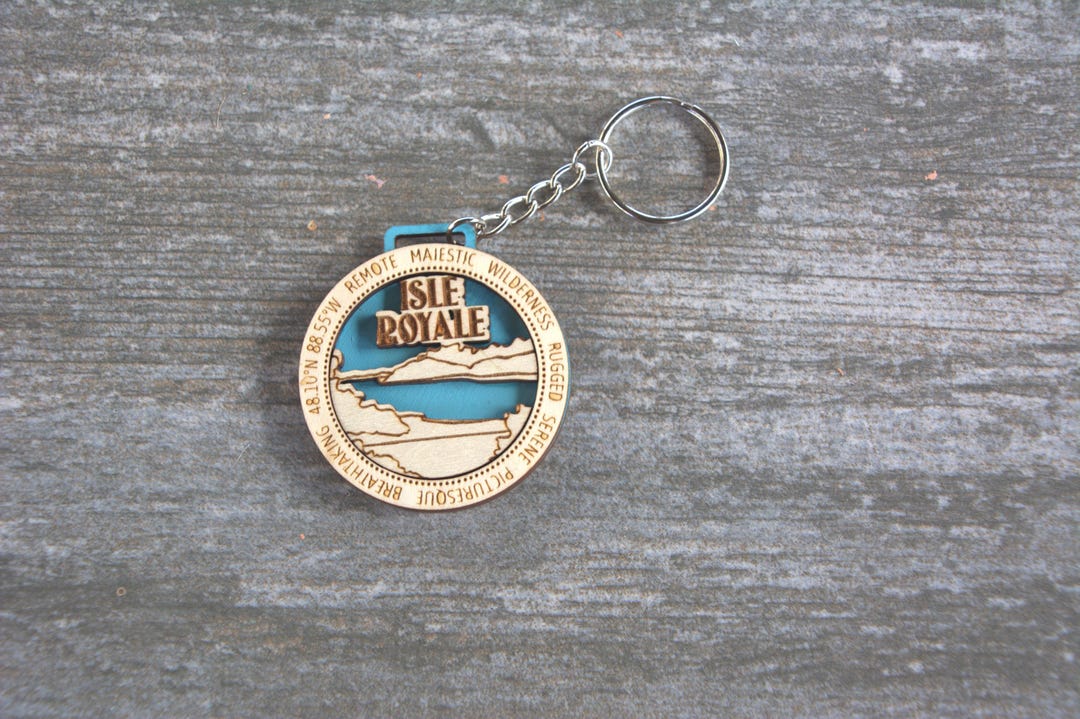 Keychain | Isle Royale NATIONAL PARK, Gift for Hikers / Family ...