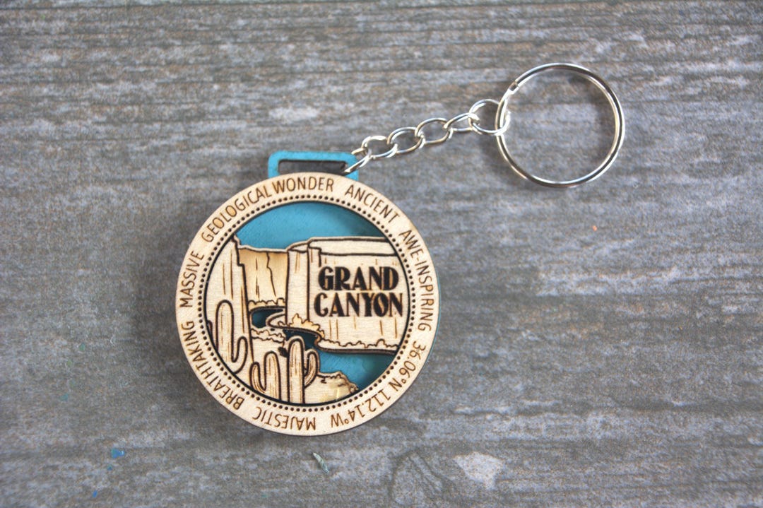 Keychain | Grand Canyon NATIONAL PARK, Gift for Hikers / Family ...