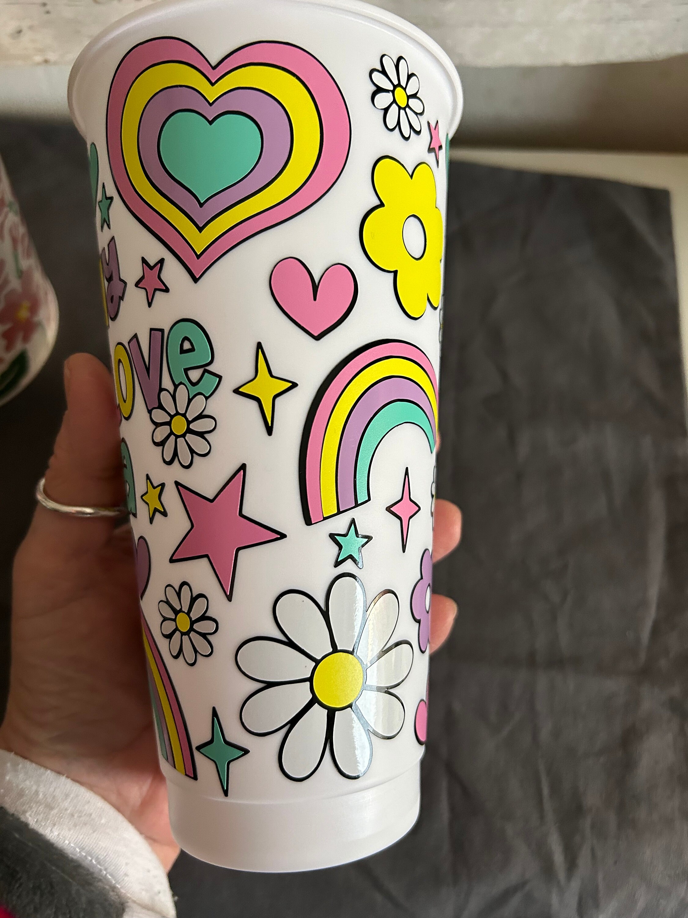 Reuseable Cold Cup Self Love Mental Health Era Care Drink Mental Health ...