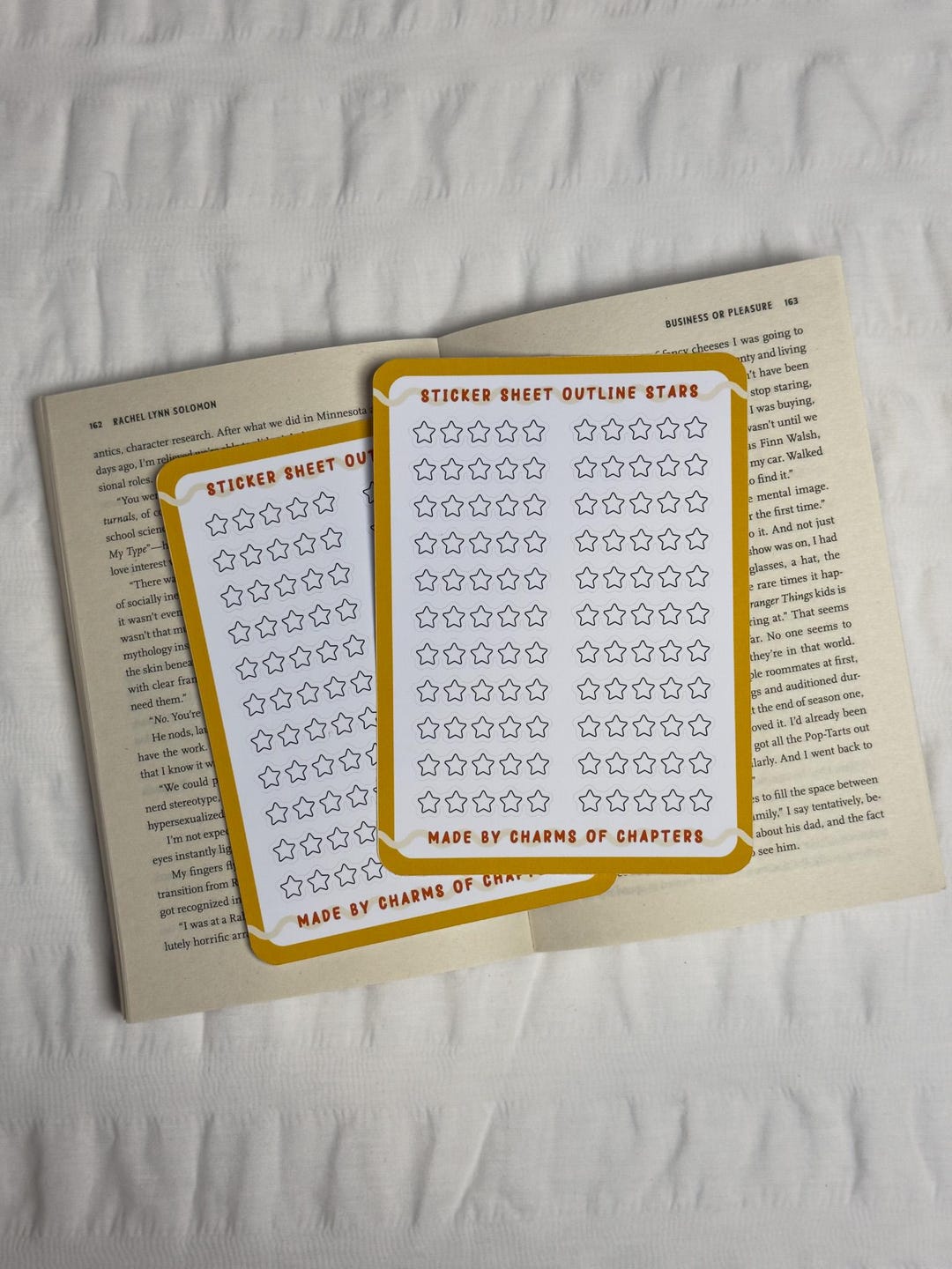 Star Rating Stickers – Outline Star Stickers | Book Review Stickers ...