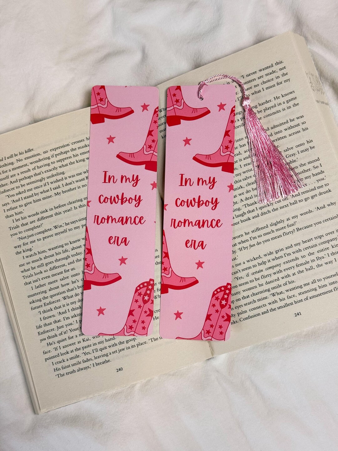 In My Cowboy Romance Era Bookmark Western-inspired Reading Accessory ...