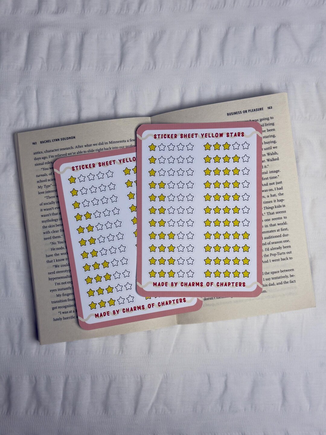 Star Rating Stickers – Yellow Star Stickers | Book Review Stickers ...