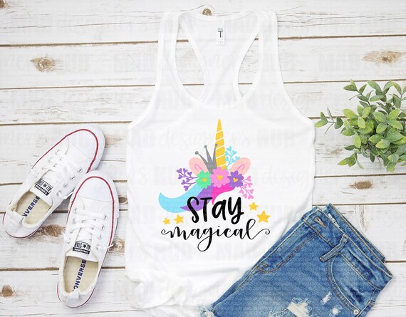 Stay Magical SVG Unicorn SVG Cute Unicorn Horn SVG Digital | Etsy
