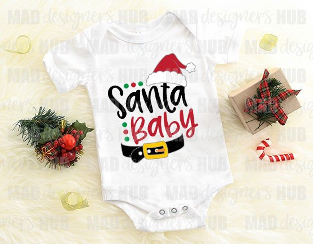 Santa Baby SVG, Christmas Holiday Digital Design Print in Svg, Dxf ...