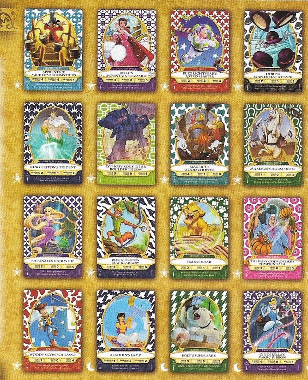 Sorcerers of the Magic Kingdom Card Tracker - Etsy