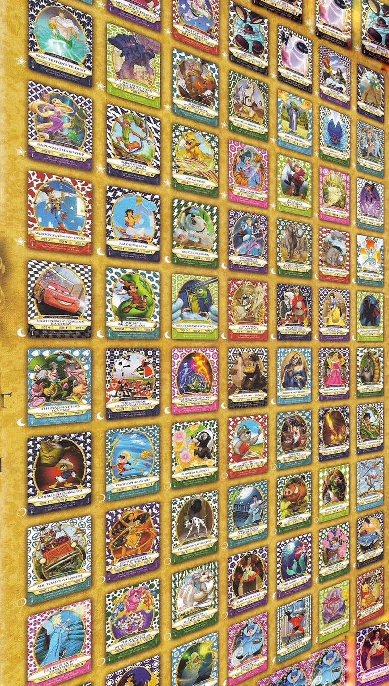 Sorcerers of the Magic Kingdom Card Tracker - Etsy