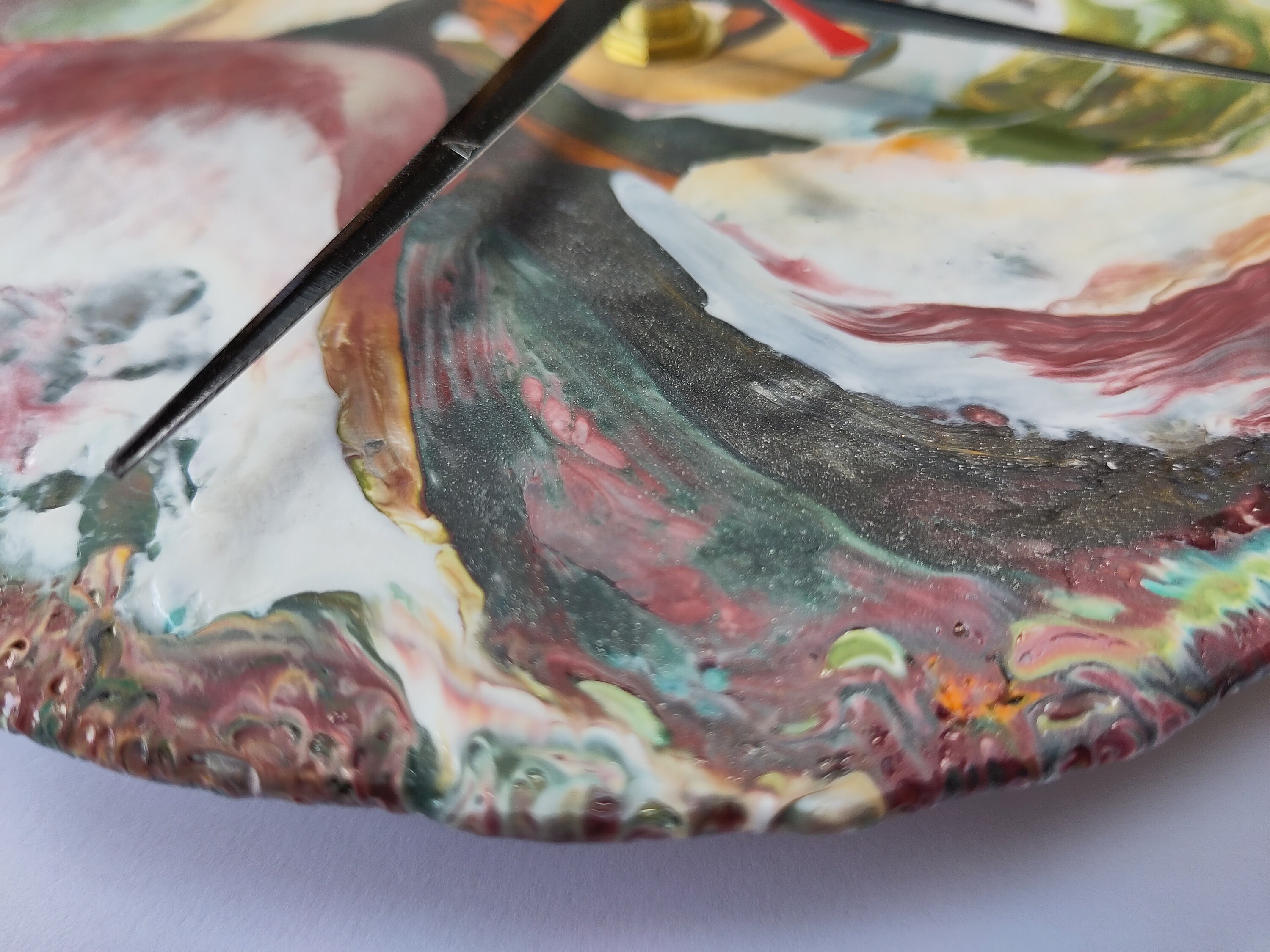 Recycled Plastic Clock, Swirl Pattern - Etsy