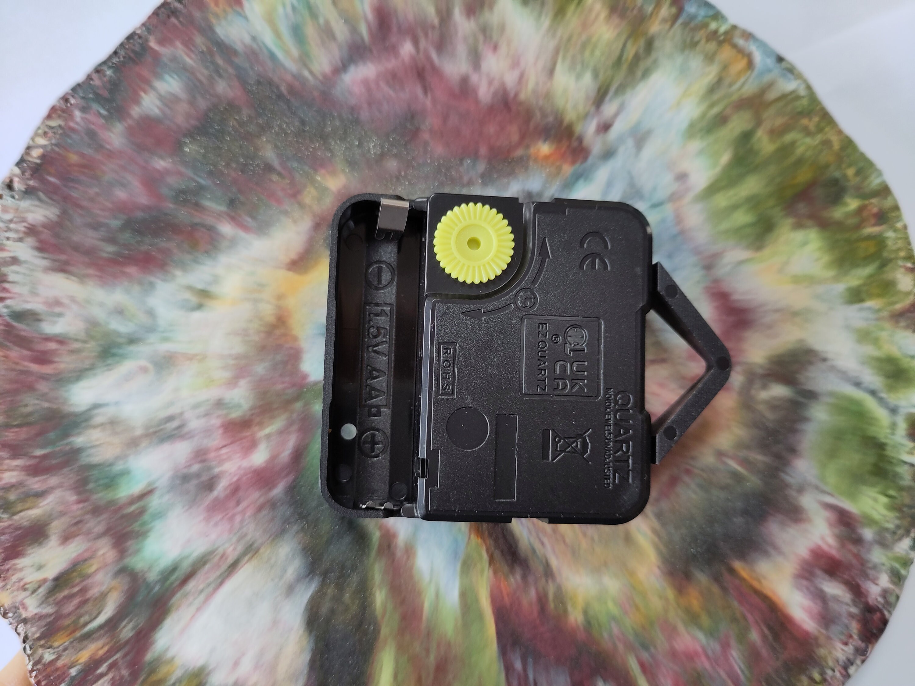 Recycled Plastic Clock, Swirl Pattern - Etsy