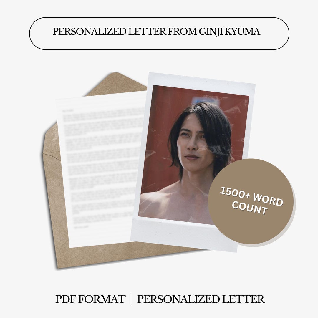 Personalized Letter From Ginji Kyuma | Aib | 1500 Words | Custom ...