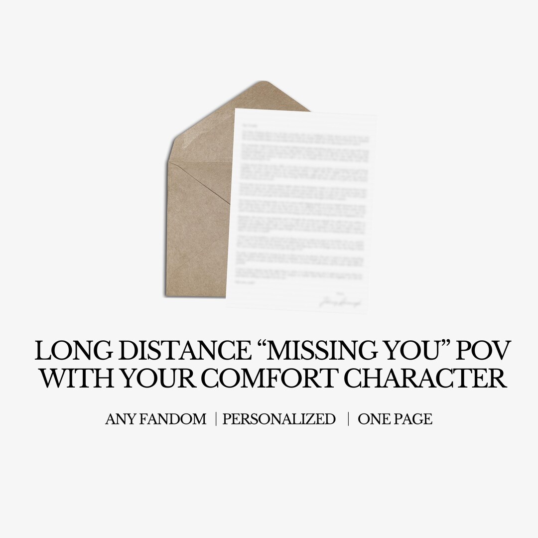 Long Distance "missing You" POV With Comfort Character | Comfort ...