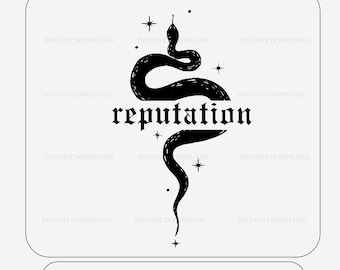 Reputation Snake Sticker PNG SGV Instant Download Digital Design Ready ...