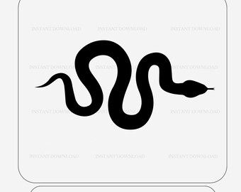 Snake SVG, Reptile Snake Silhouette Reputation Easy Snake Sticker PNG ...