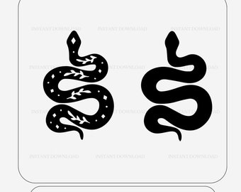 Snake SVG, Reptile Snake Silhouette Reputation Easy Snake Sticker PNG ...