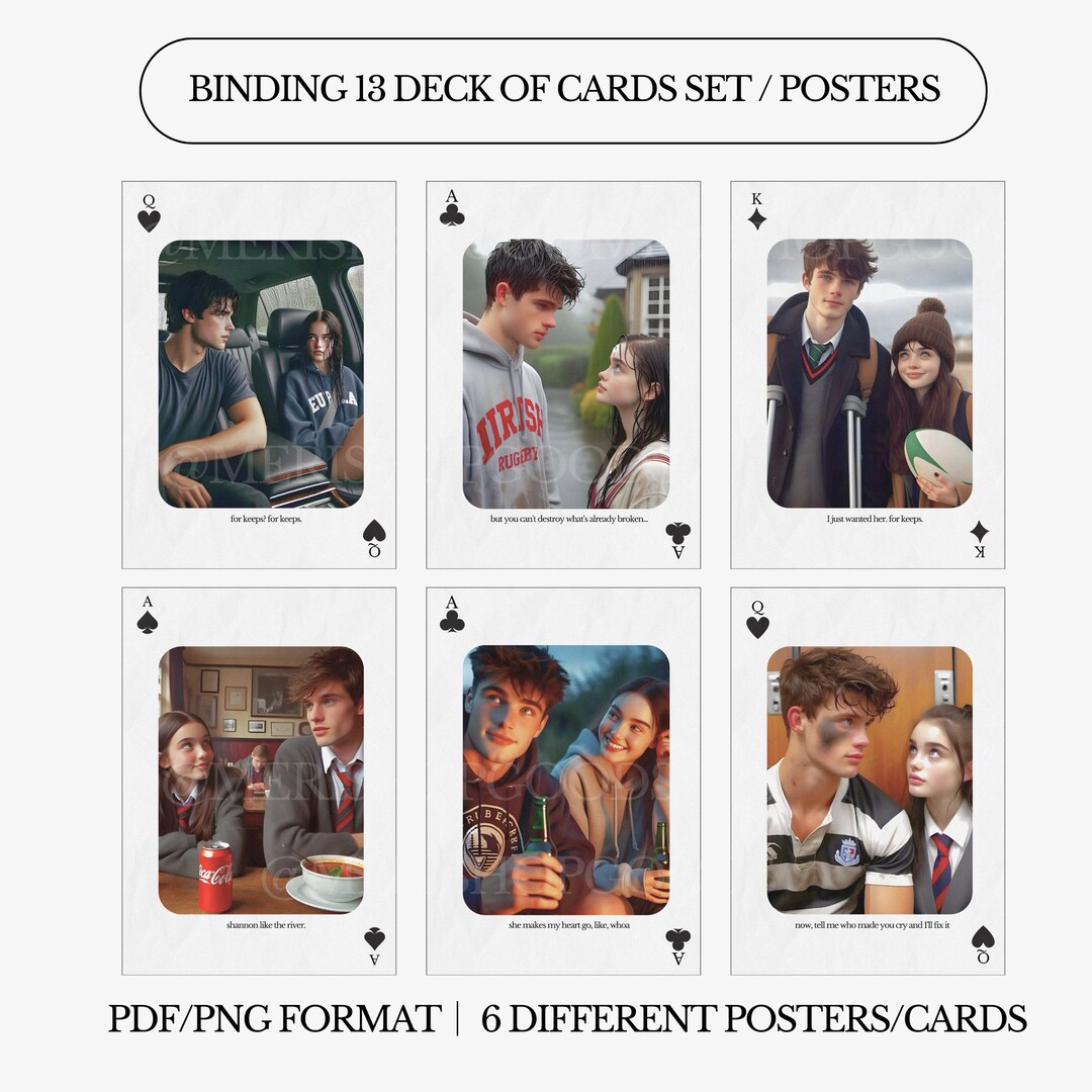 Binding 13 Johnny and Shannon 6 Deck of Cards Designs: Boys of Tommen ...