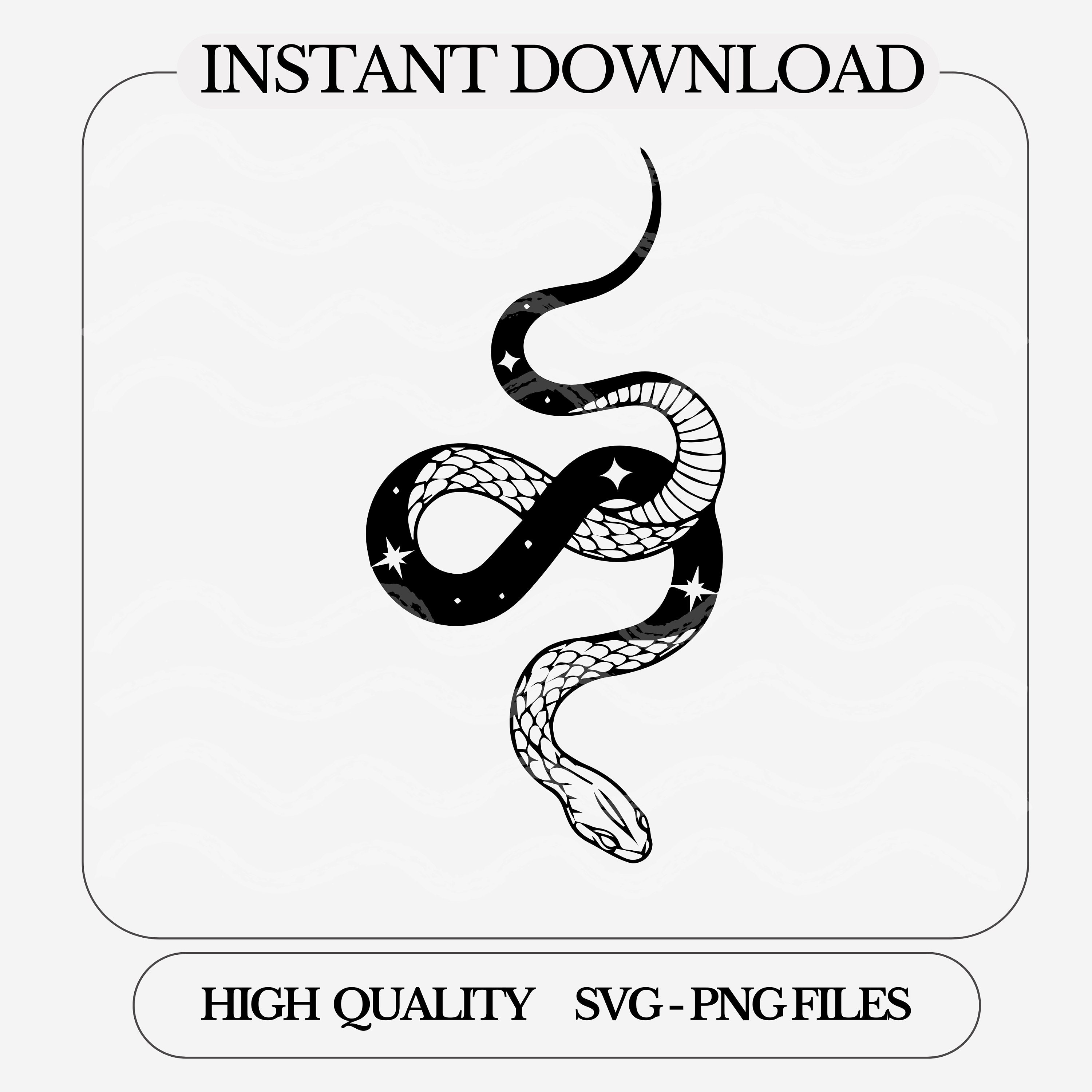 Reputation Snake SVG Easy | Snake Sticker | PNG SVG Instant Download ...