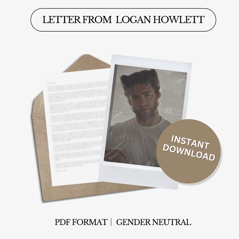 Carta de amor de Logan Howlett / Wolverine / Carta digital / No ...