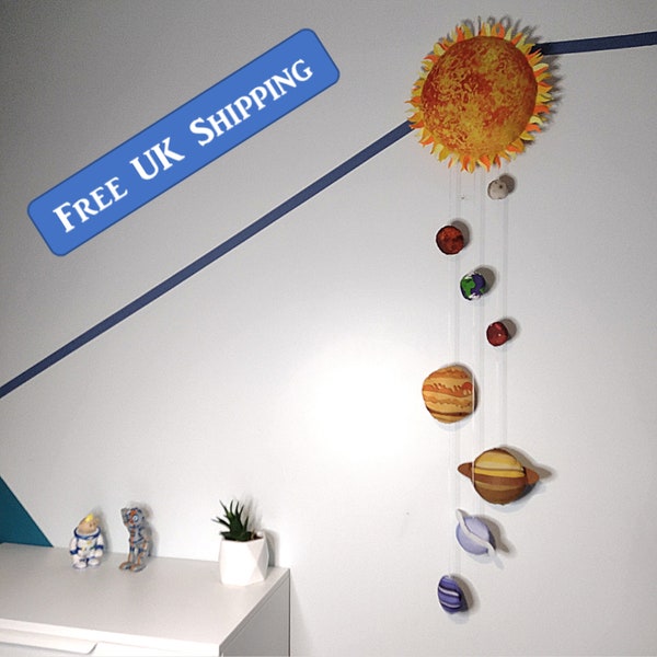 Hanging Solar System - Etsy